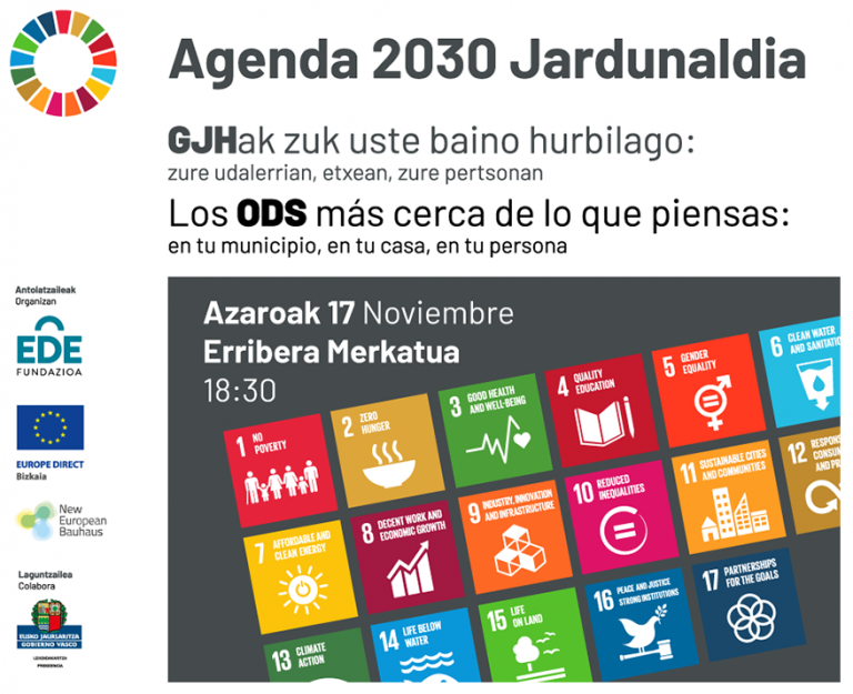 Jornada ODS - Agenda 2030 | EDE Fundazioa - Fundación EDE